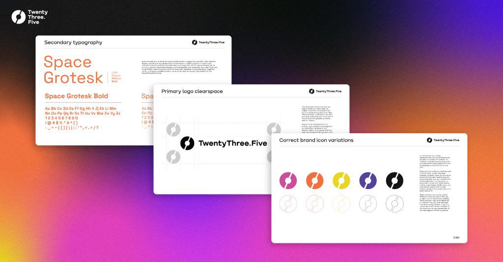 The Power of Visual Identity: Crafting Recognizable and Scalable Brands // TwentyThree.Five